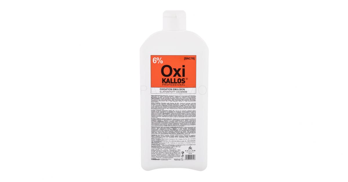Kallos Cosmetics Oxi 6% Tinta capelli donna 1000 ml | Parfimo.it