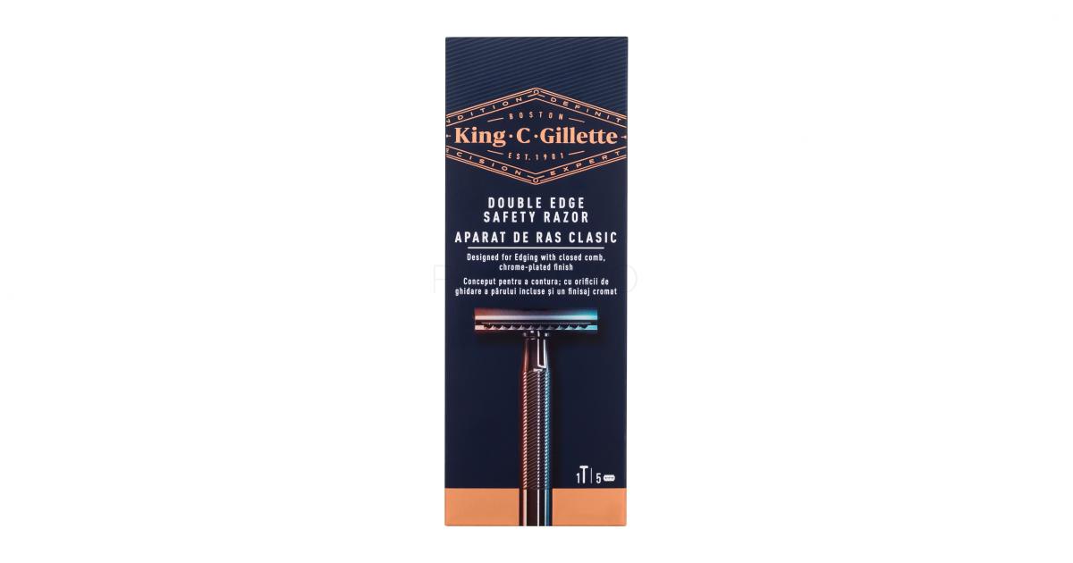 Gillette King C. Double Edge Safety Razor Rasoio uomo | Parfimo.it