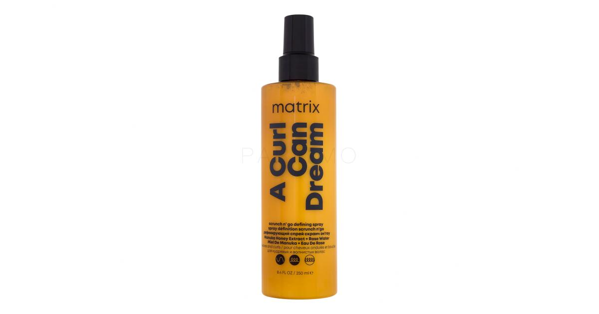 Matrix A Curl Can Dream Scrunch N' Go Defining Spray Spray curativo per ...