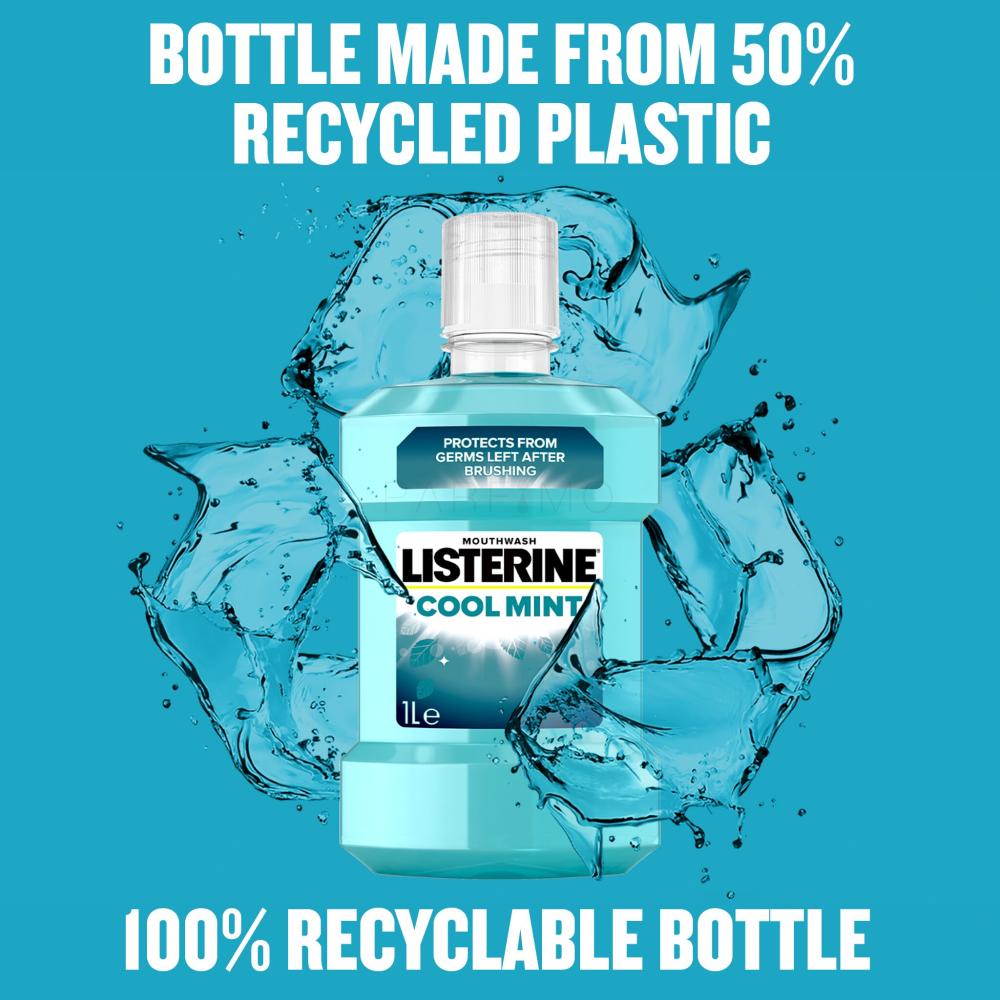 Listerine Cool Mint Mouthwash Collutorio 1000 ml | Parfimo.it