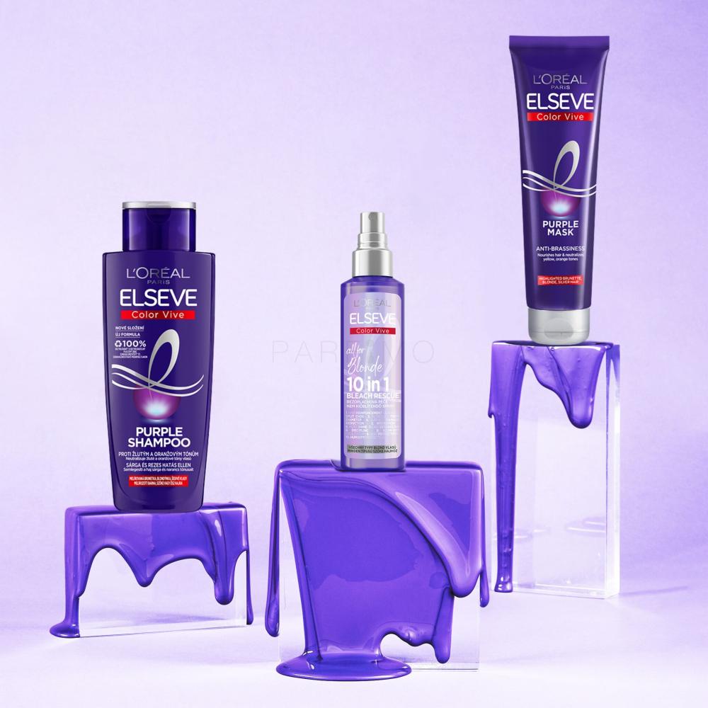 L'Oréal Paris Elseve Color-Vive Purple Mask Maschere per i capelli ...