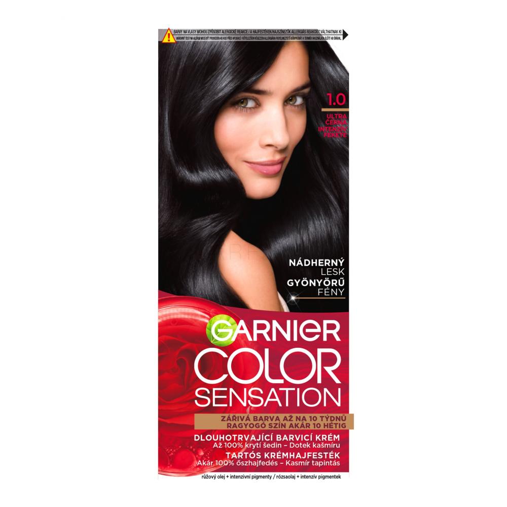 Garnier Color Sensation Tinta capelli donna 40 ml Tonalità 1,0 Ultra ...